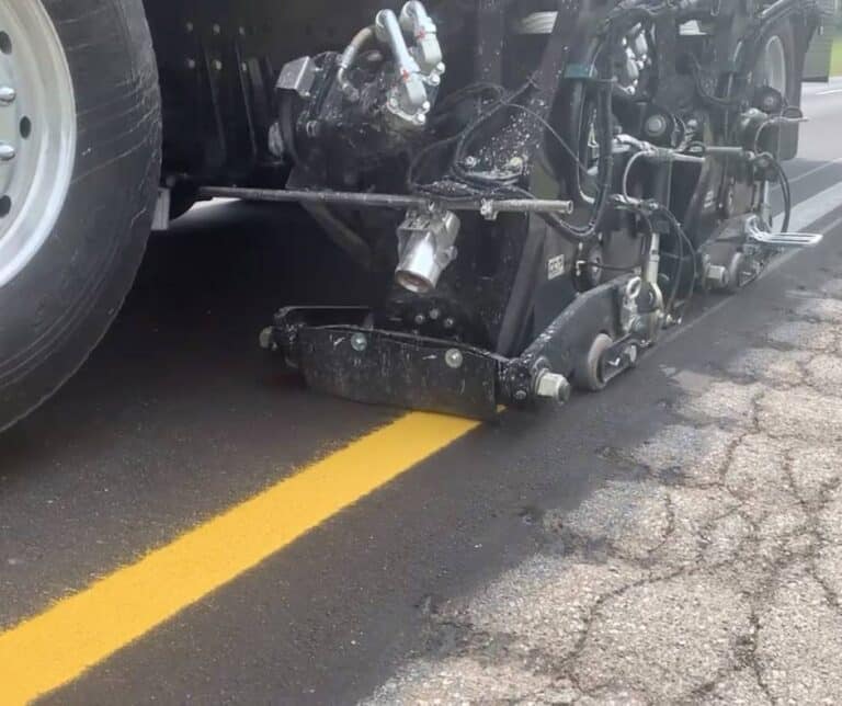 Pavement Marking Removal - Griffin Pavement Striping